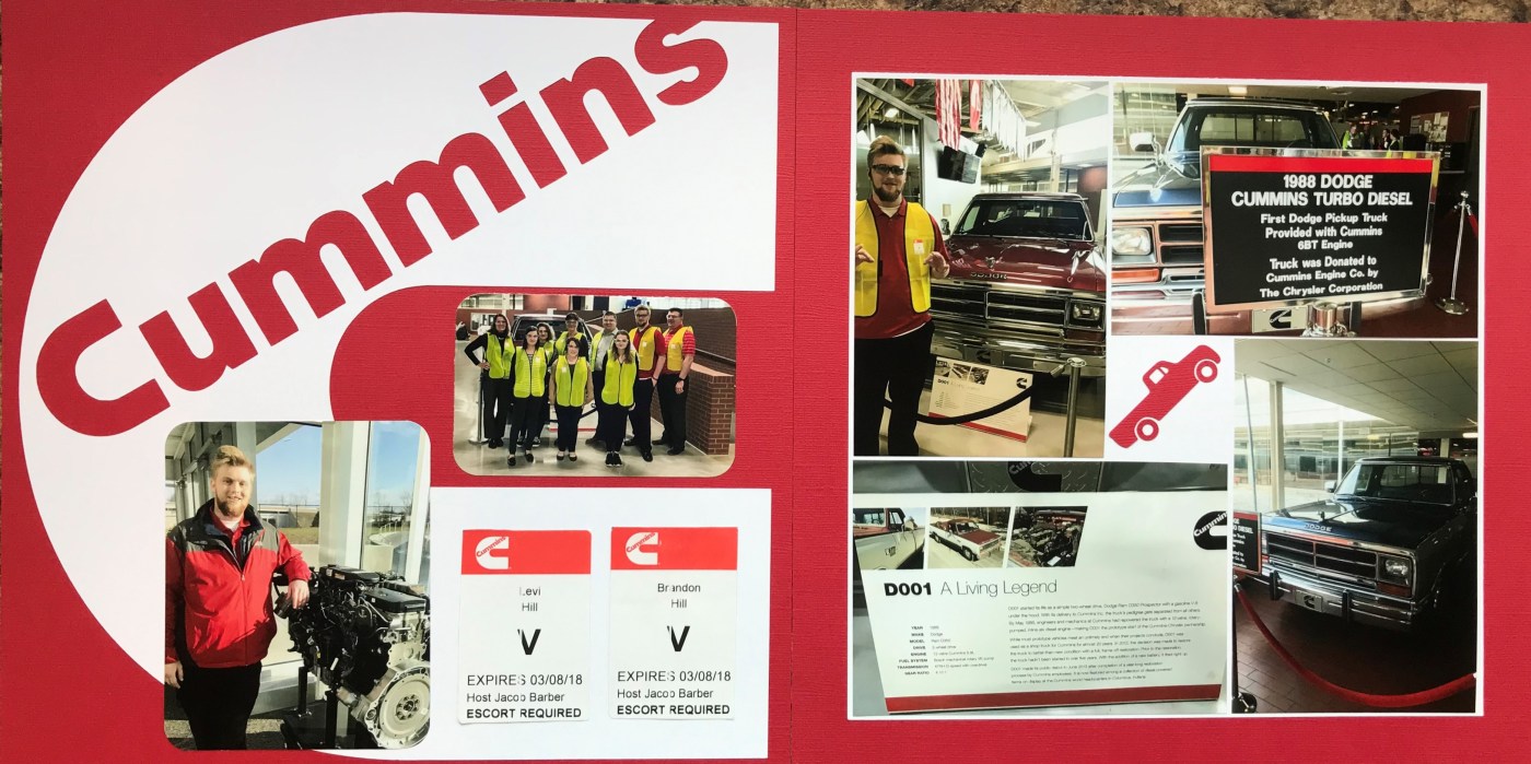 2018: Indiana Road Trip – Cummins Factory Tour – MASCrapping