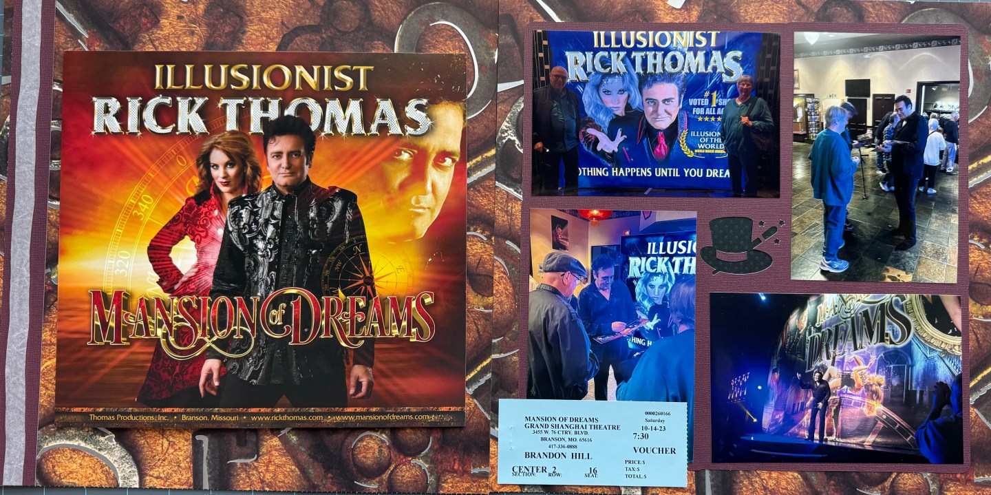 2023: Branson – Illusionist Rick Thomas – MASCrapping
